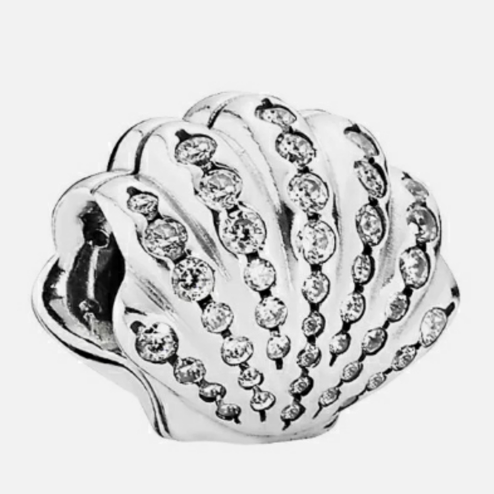 Pandora Disney's Ariel Shell Charm. - Gem